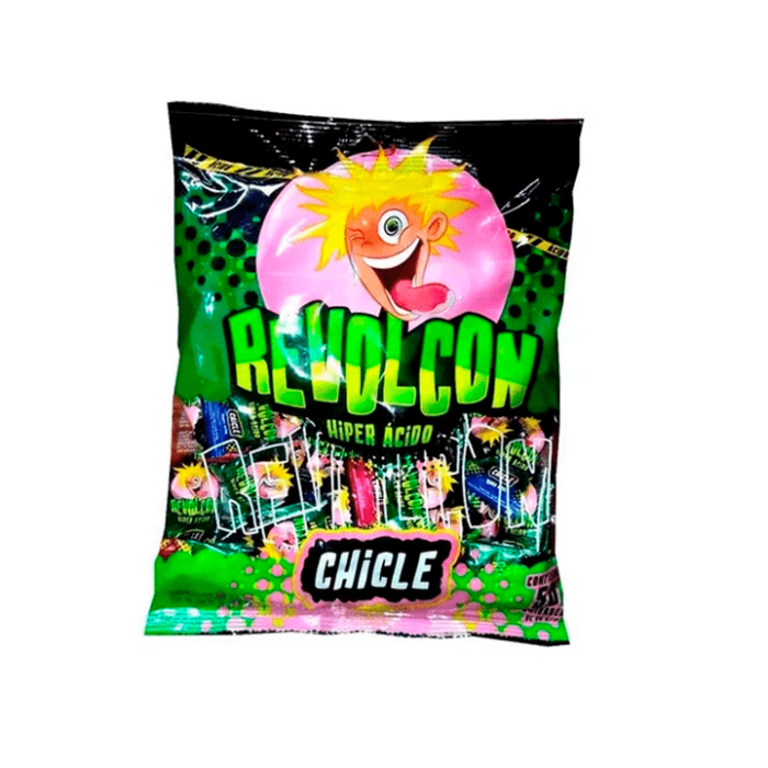 Chicle Revolcon Hiper Ácido Bolsa x 50 Unds - SoyTendero.com