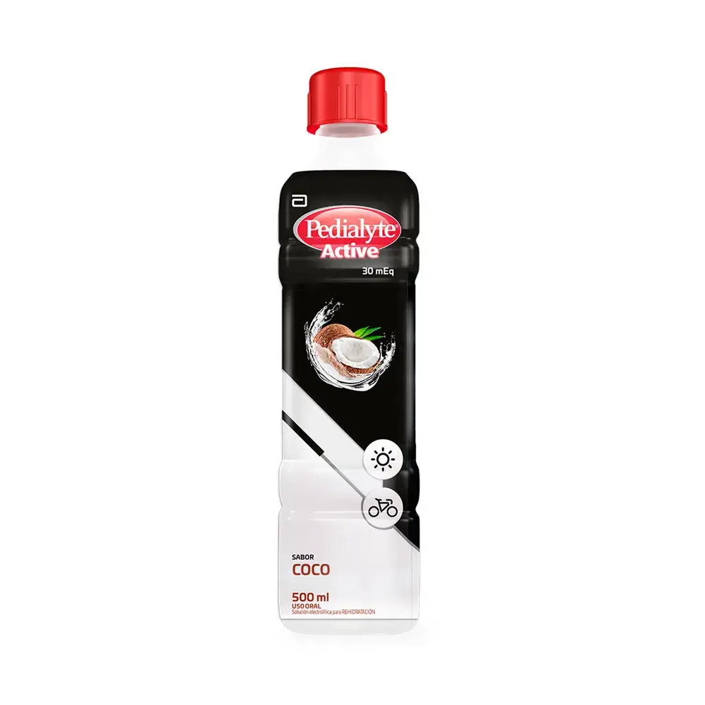 Suero Pedialyte 30 Coco con Zinc Botella x 500 ml - SoyTendero.com